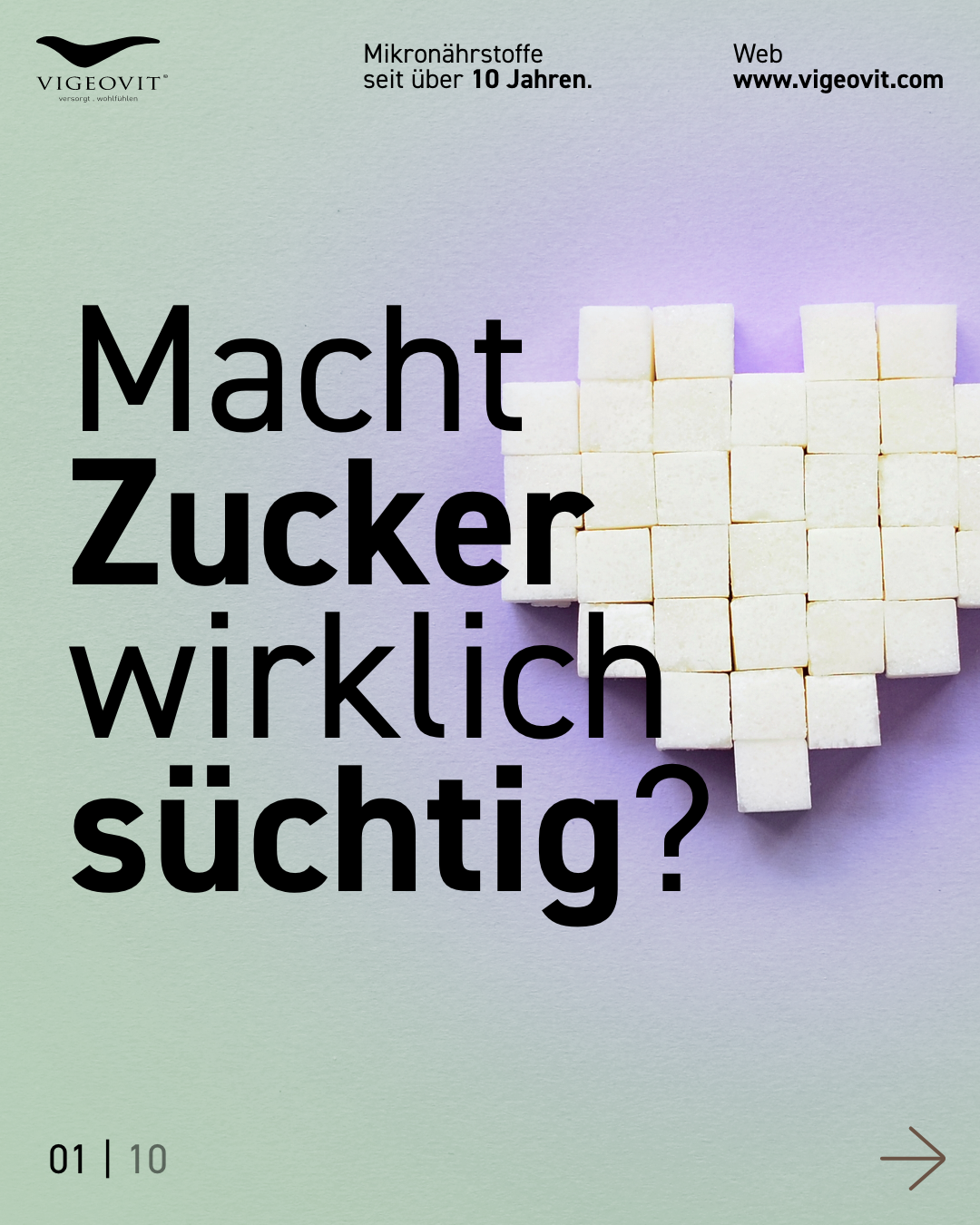 Macht Zucker wirklich süchtig? - VIGEOVIT® Nahrungsergänzung